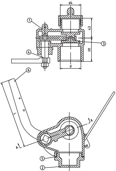 JIS Marine F3019 Self-closing gate valve heads for sounding pipe-Marine ...